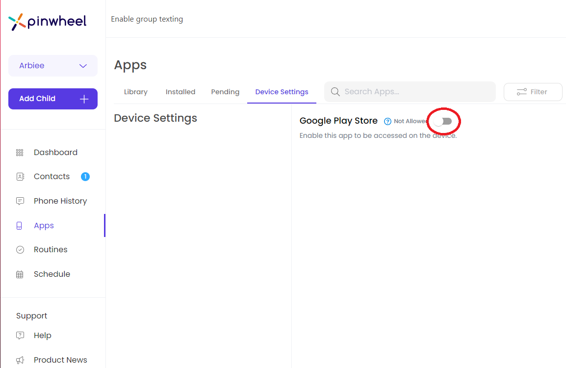 How to enable Google Play Store on your Pinwheel Phone? – Pinwheel