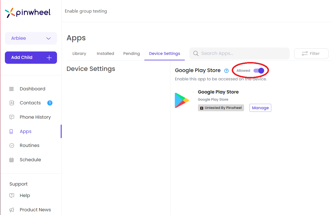 How to enable Google Play Store on your Pinwheel Phone? – Pinwheel