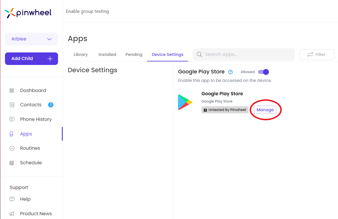 How to enable Google Play Store on your Pinwheel Phone? – Pinwheel